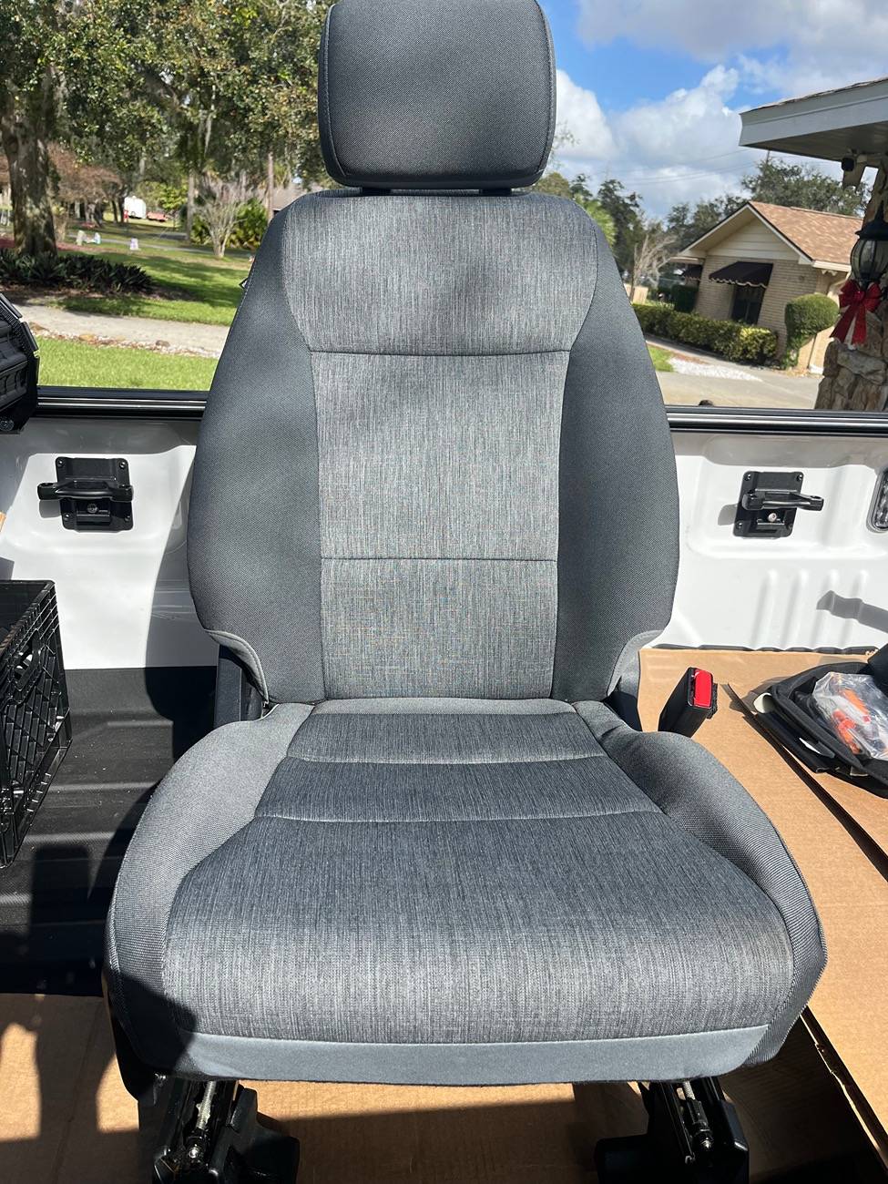 2024 F-150 XL manual drivers seat swap to powered seat from 2018 F-150 ...